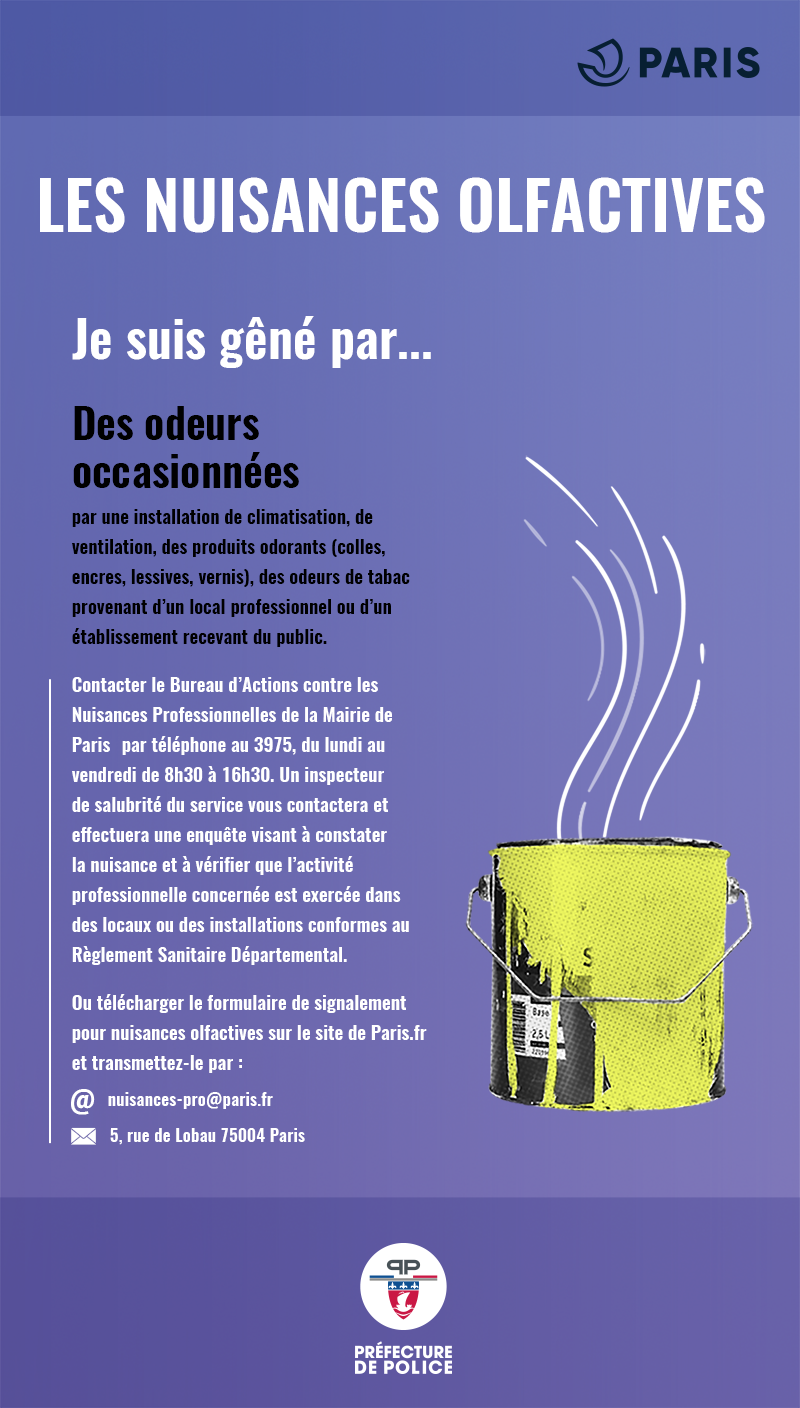 Nuisances olfactives – Paris.fr